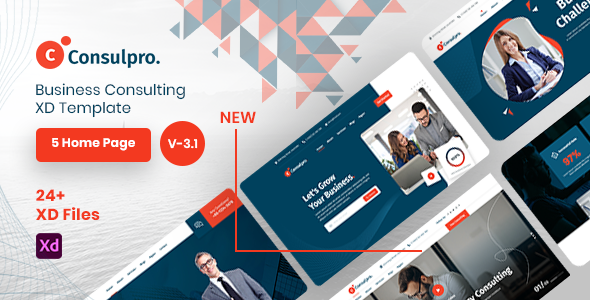 Consulpro - Business Consulting XD Template by Zodevs | ThemeForest